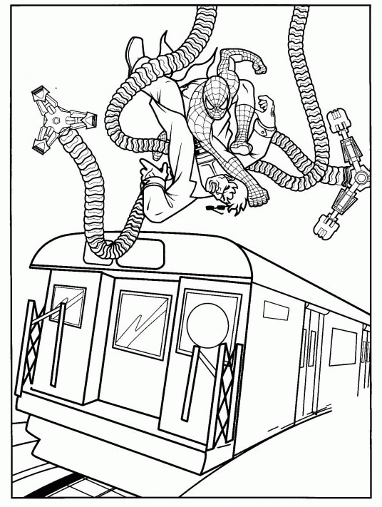 Malvorlage - Spiderman malvorlagen 59